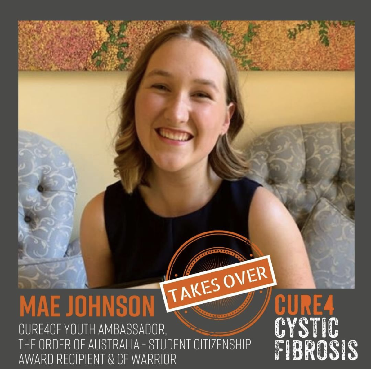Mae Johnson Takes Over Cure4CF - Cure4CF